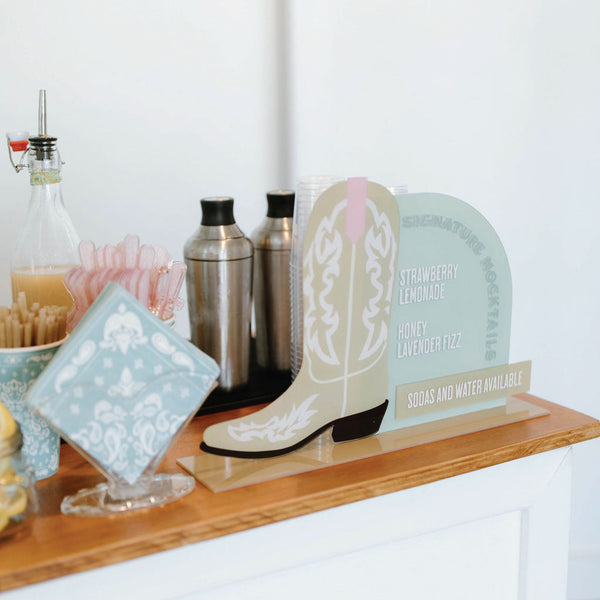 Cowboy Boot Bar Sign – kulgra